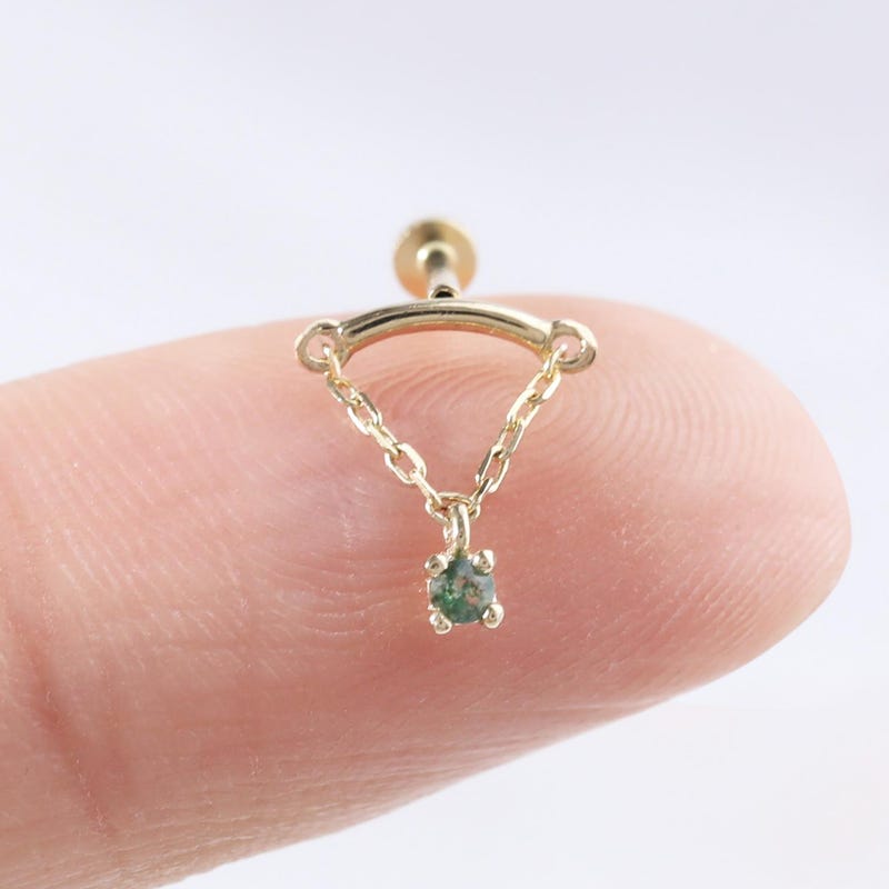 Hidden Helix Earring - Etsy