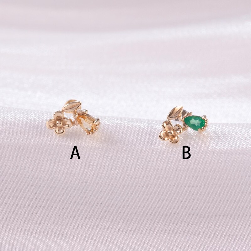 Flower Helix Earring - Etsy