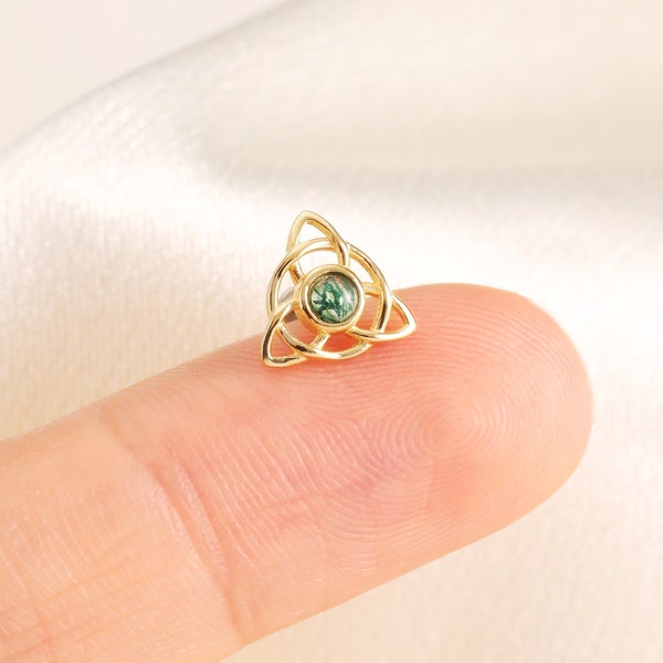 Trinity Knot Earring - Etsy