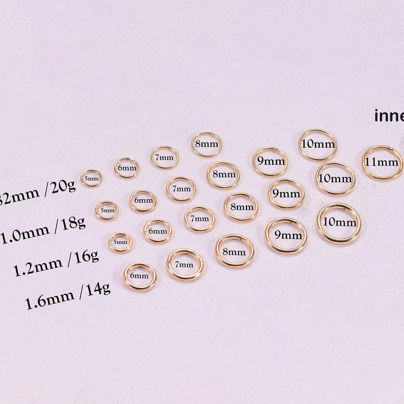 14k Circle Ring Solid - Etsy