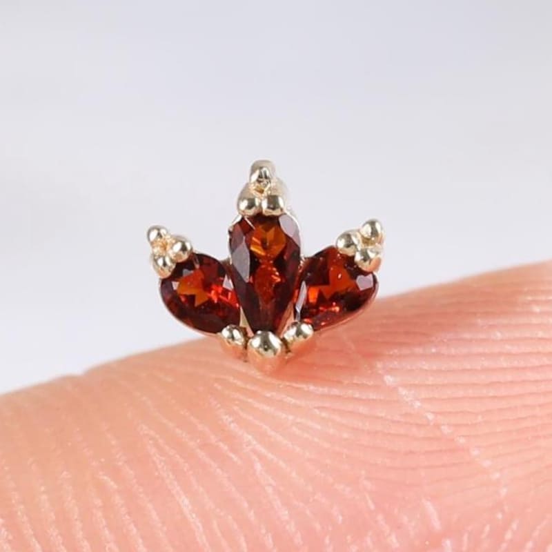 Red Tragus Piercing Jewelry - Etsy