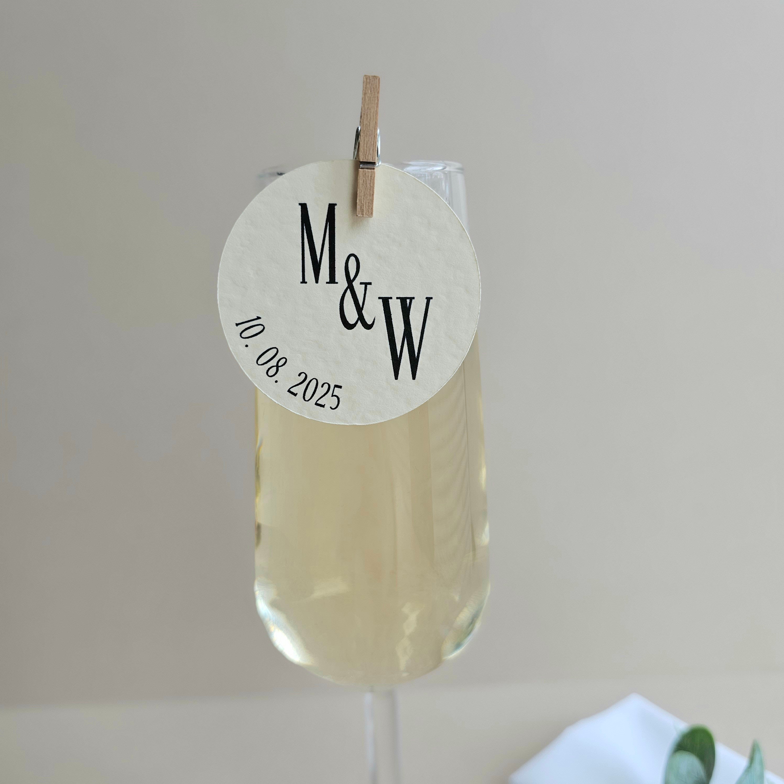 Wedding Drink Topper Wedding Glass Tag Glass Topper Drink Topper With ...