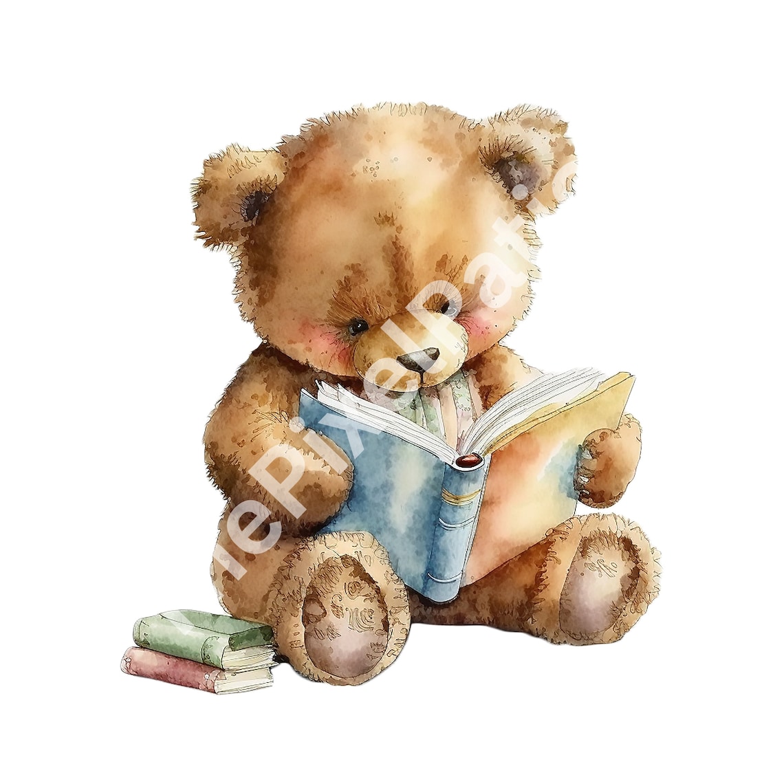 Teddy Bear Watercolor Clipart Bundle Digital Download 20 - Etsy