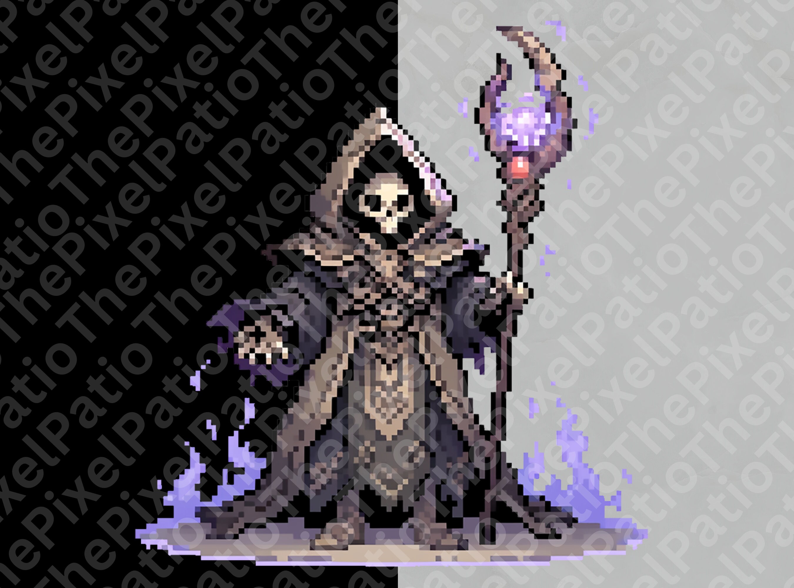 Pixel Monster Avatar Clipart - 20 Demon RPG Art - Commercial Use ...