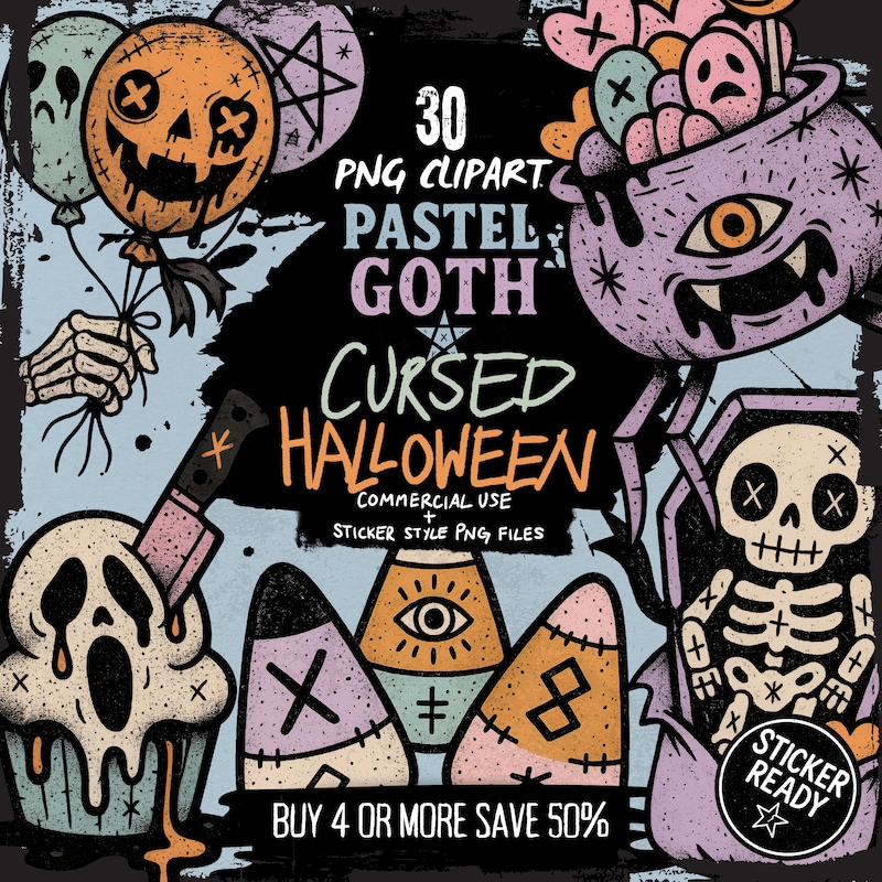 Goth Art Png Graphic Pack - Etsy