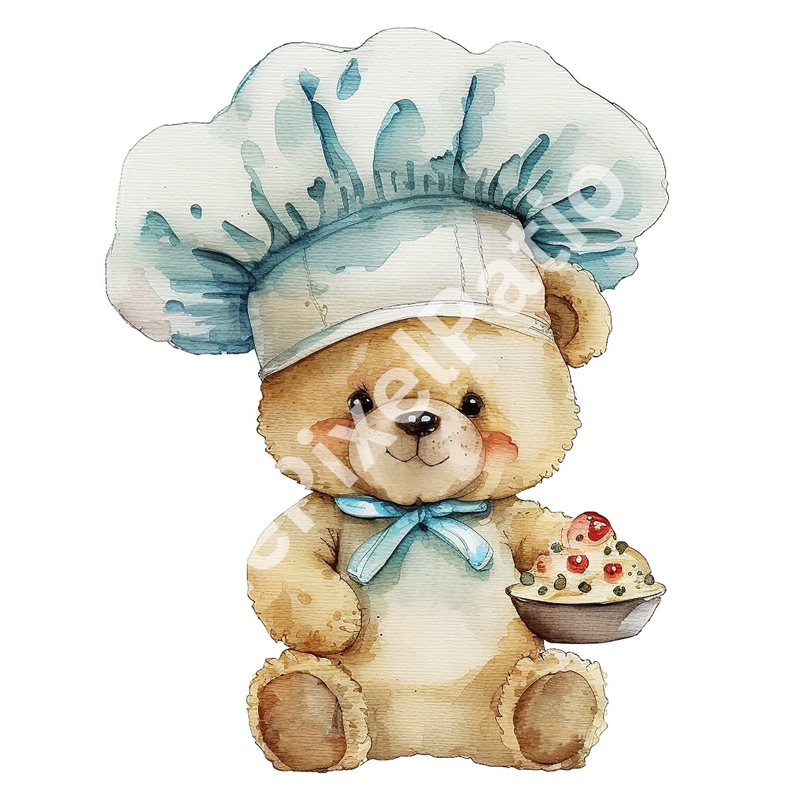 Teddy Bear Watercolor Clipart Bundle Digital Download 20 - Etsy