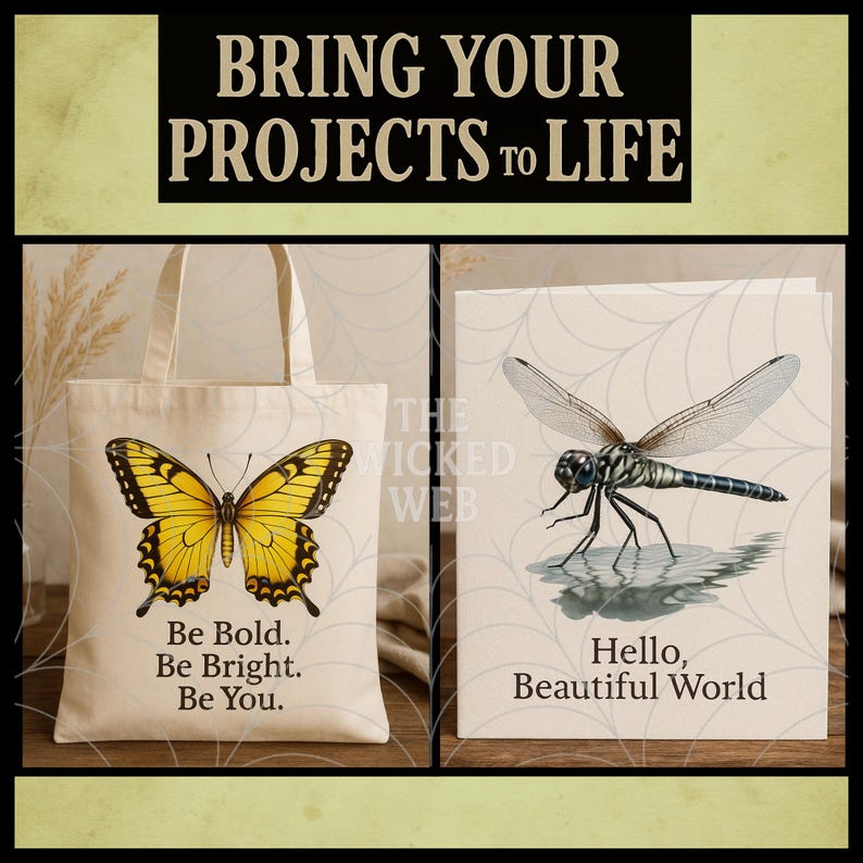 Watercolor Bugs & Insects Clipart Bundle - 20 Transparent Background ...