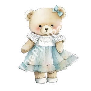 Teddy Bear Watercolor Clipart Bundle - Digital Download - 20 ...