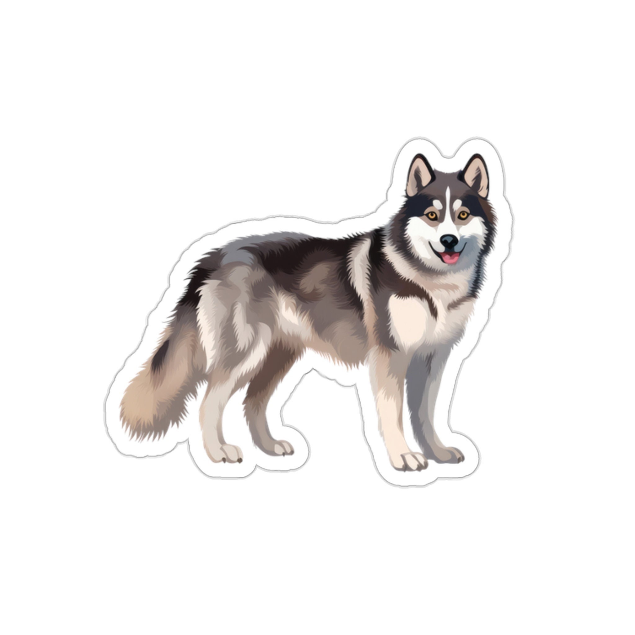 Cute Siberian Husky Sticker Dog Lover Gift for Her Siberian - Etsy