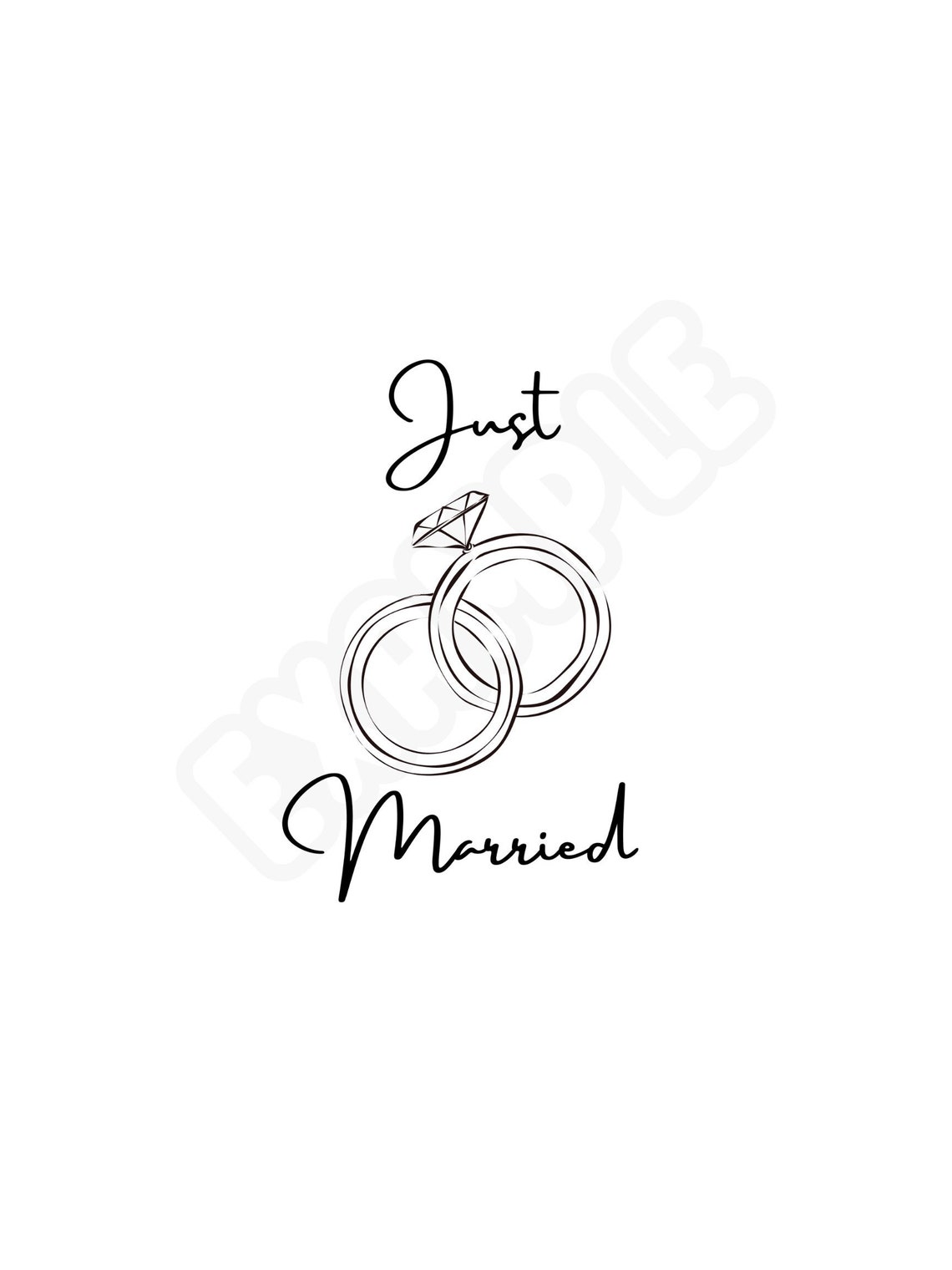 Just Married SVG, Married Couple, Love, Married, Happily Married, Wifey ...