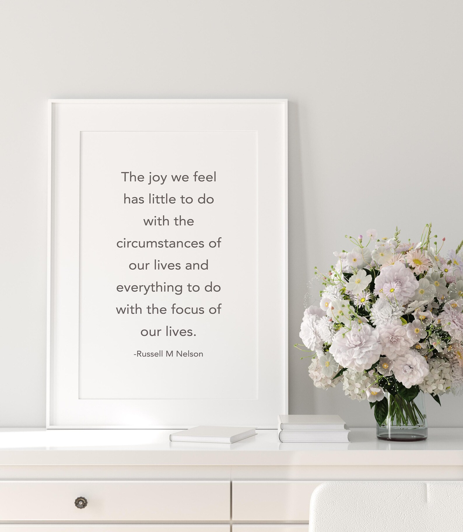 President Russell M Nelson, Joy We Feel Quote, Lds Wall Art, Lds Quotes ...