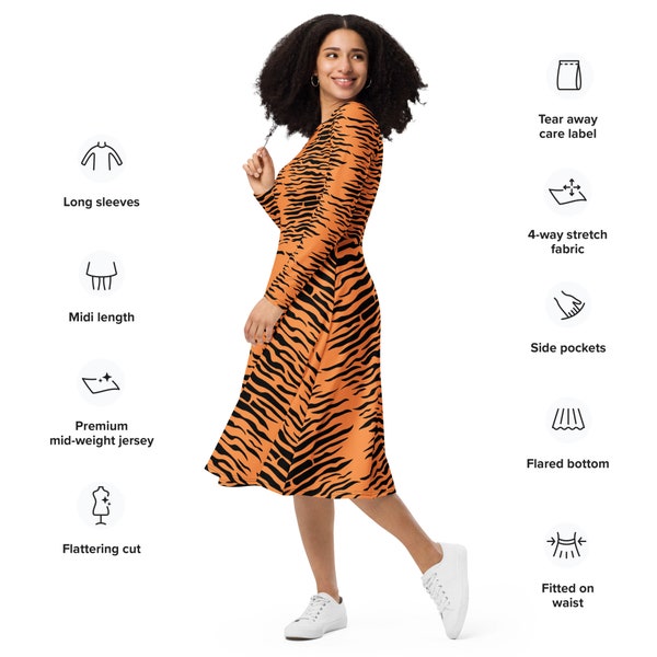 Bold Print Dress - Etsy