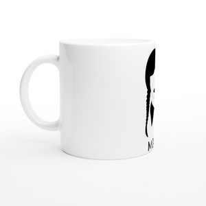 Moody Chic Wednesday Addams Faceless 'MOOD' Coffee Cup - Etsy