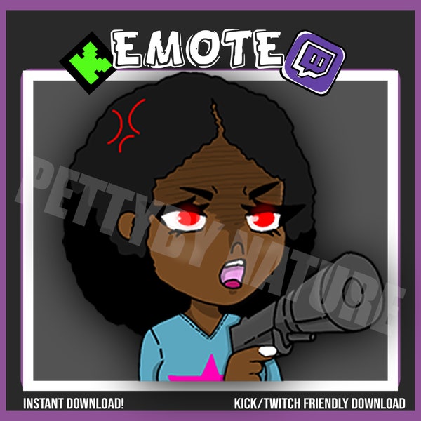 Kick Emoticon - Etsy