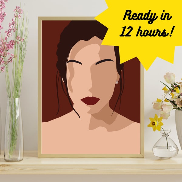 Faceless Portrait Tattoo - Etsy