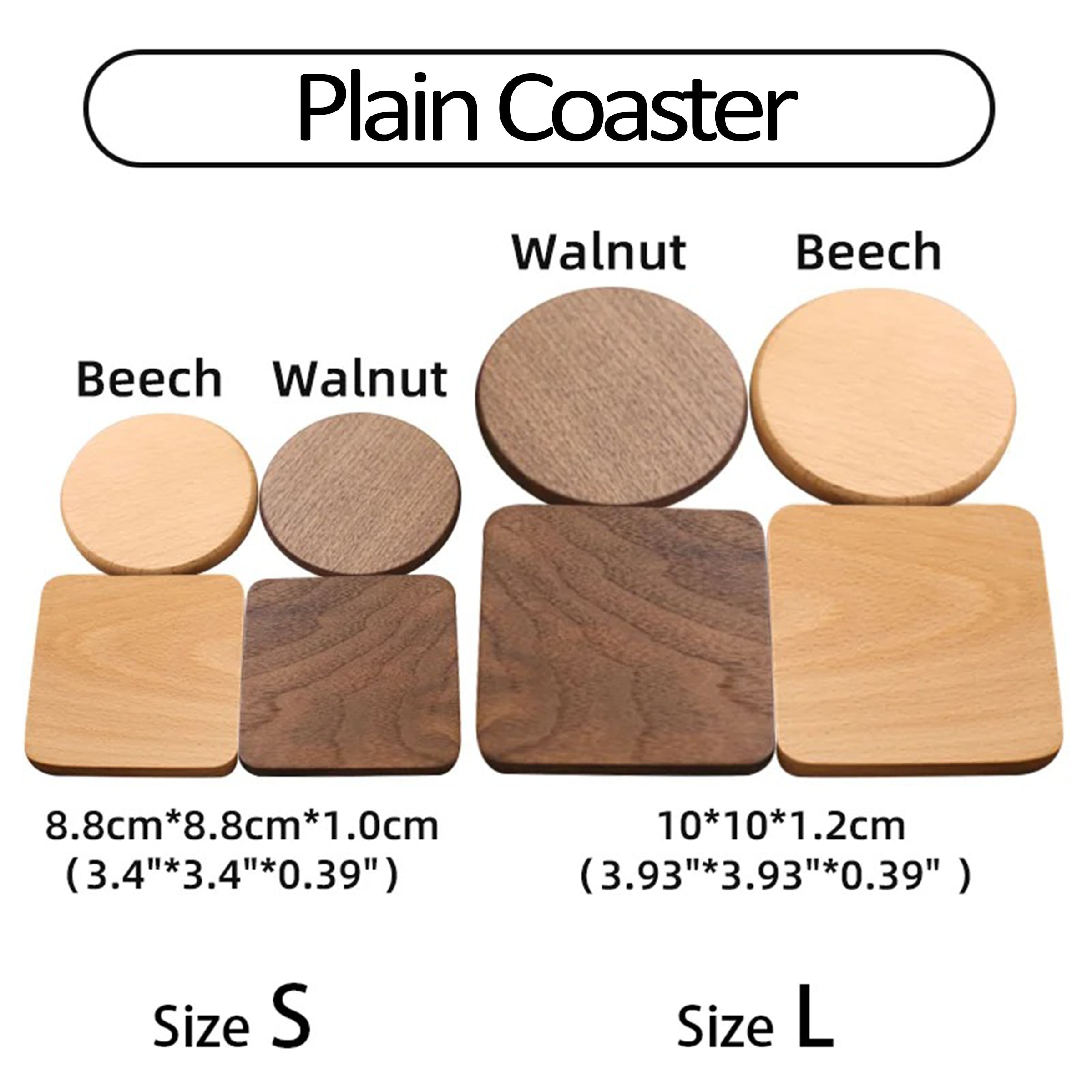 Personalized Coaster - Custom Laser Engraved Wooden Coaster - Wedding ...