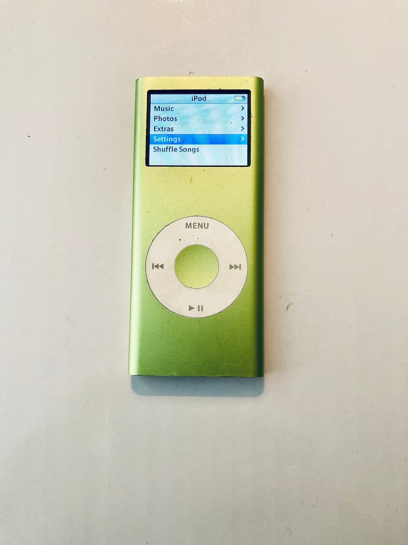 4GB 2nd Gen Apple Ipod Green RARE - Etsy
