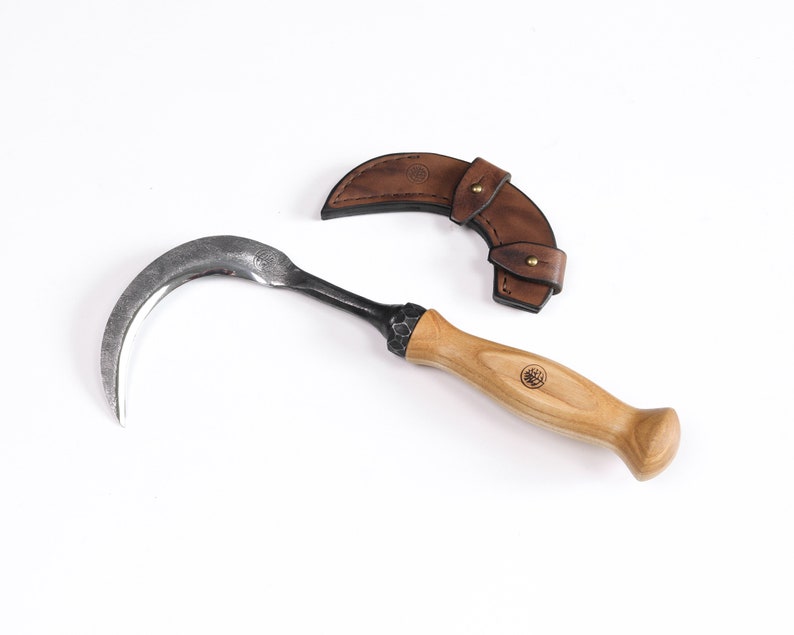 Forged Sickle | Handmade Sickle | Hardened Steel | Gardener's Tool ...