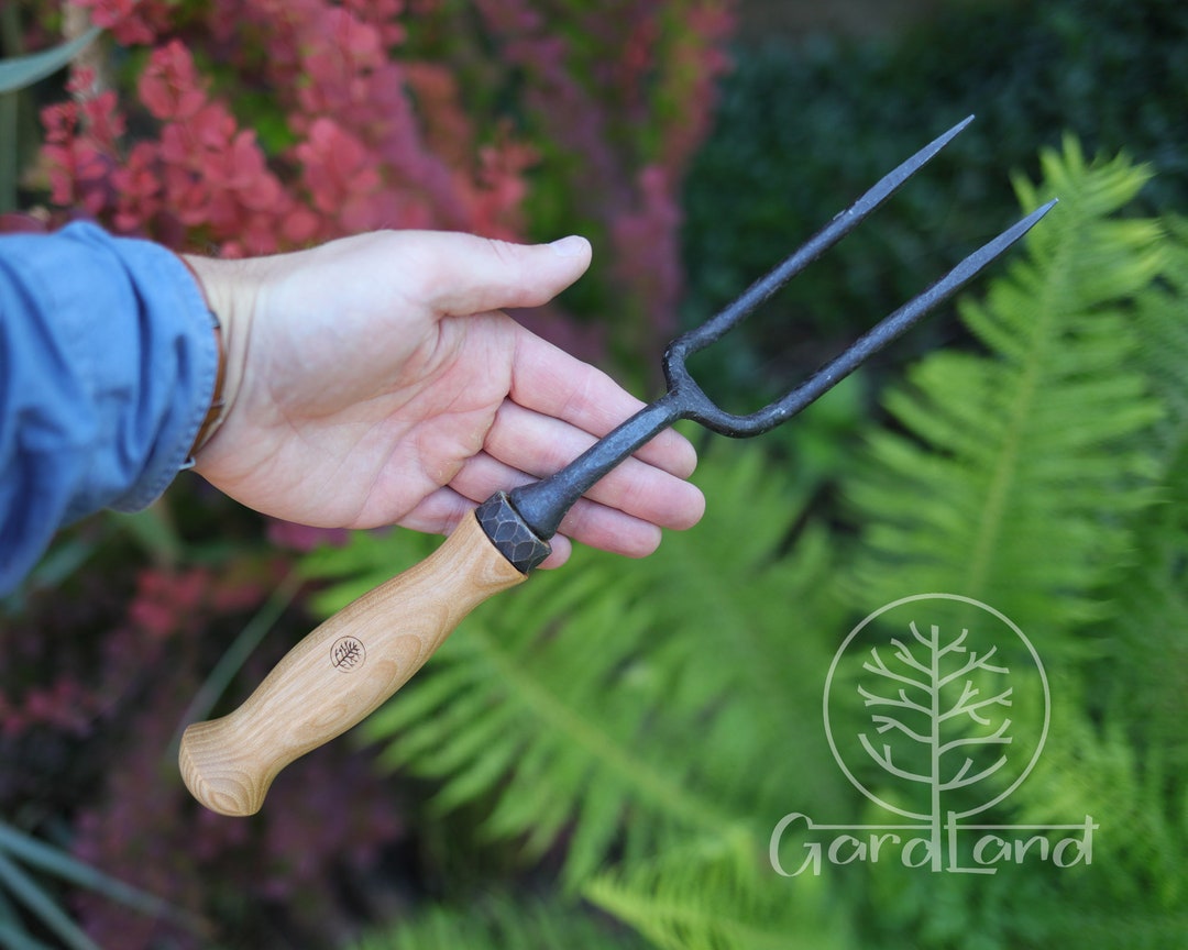 2-tine Hand Weeding Fork | Raised Bed 2-tine Weeding Fork | Sneeboer 2 ...