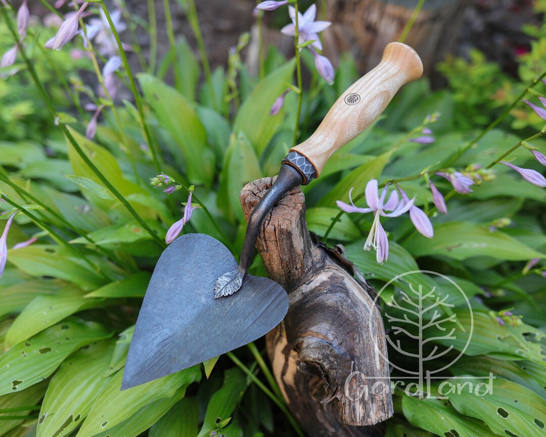 Heart Shaped Garden Trowel | Potting Trowel | Handforged Garden ...