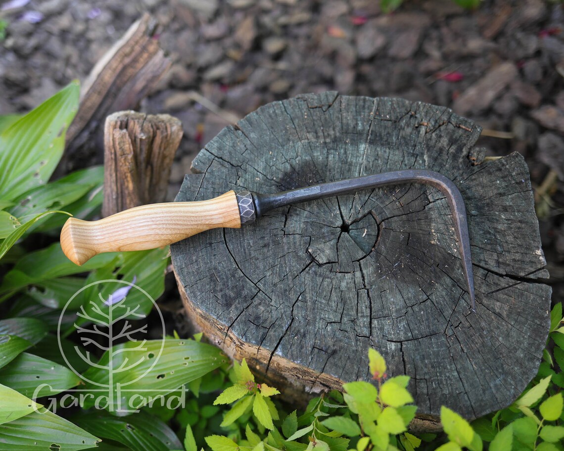 Hand Forged Cultivator Gardening Tool Hand Forged Garden Tool Gardening ...