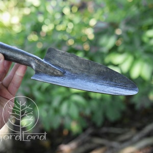T Handle Garden Spade, Handmade Forged Garden Shovel, Garden Tools ...