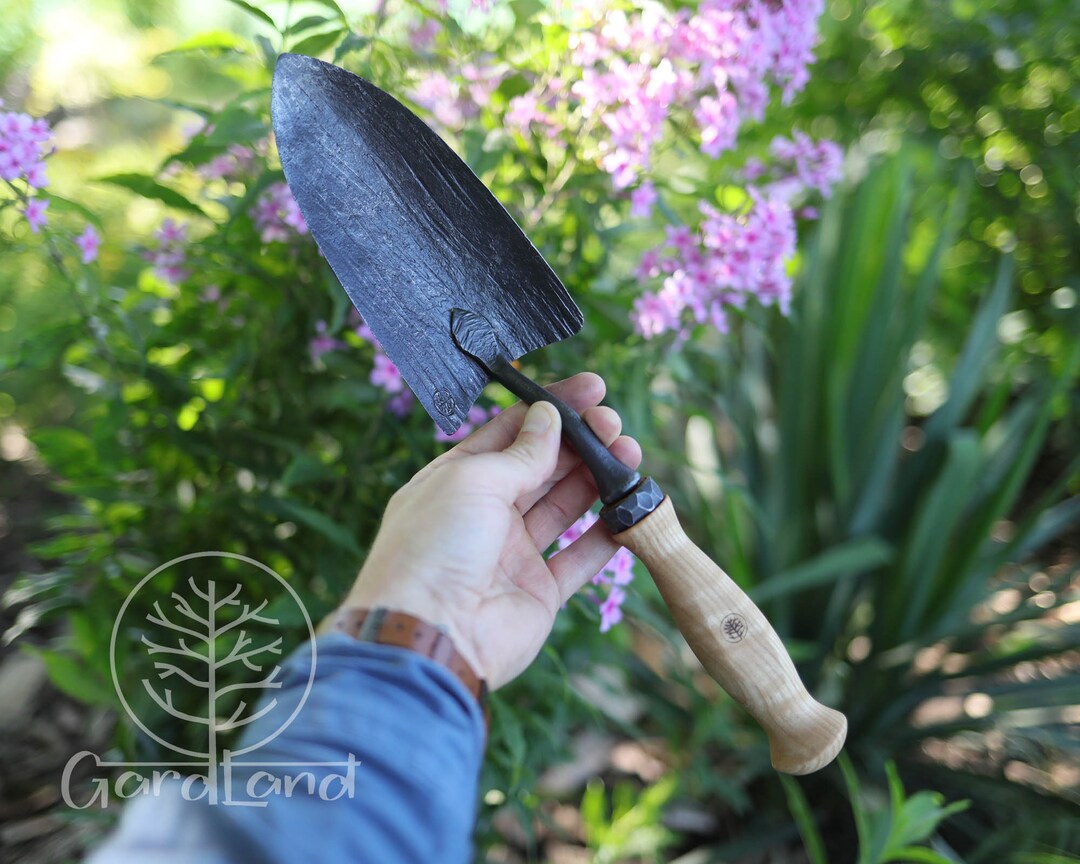 Garden Transplanting Trowel | Garden Tools | Forged Tools | Gift ...