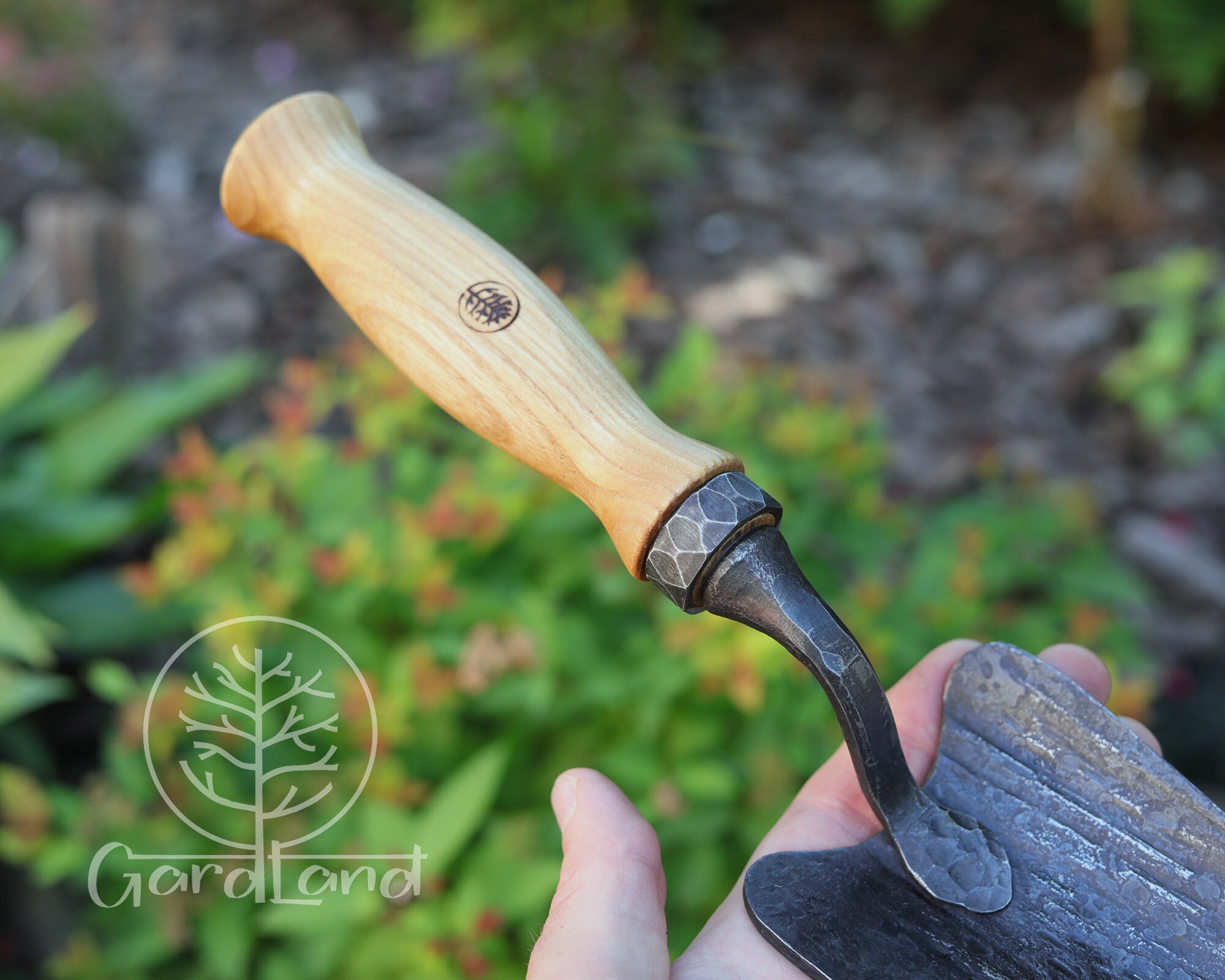 Forged Transplant Trowel | Garden Trowel | Handforged Garden Planting ...