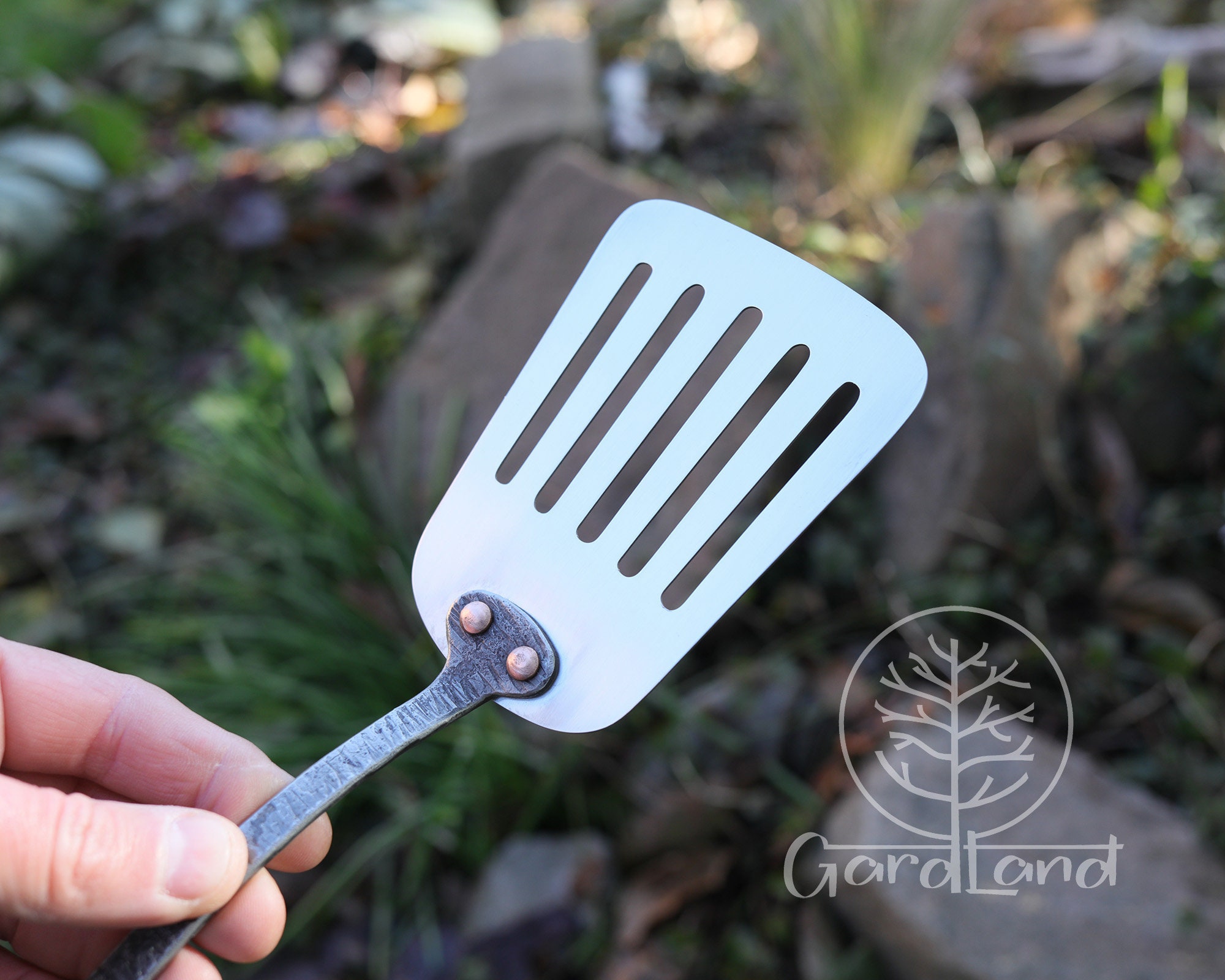 Leaky Frying Shovel With Metal Handle | Metal Spatula | Flat Spatula ...