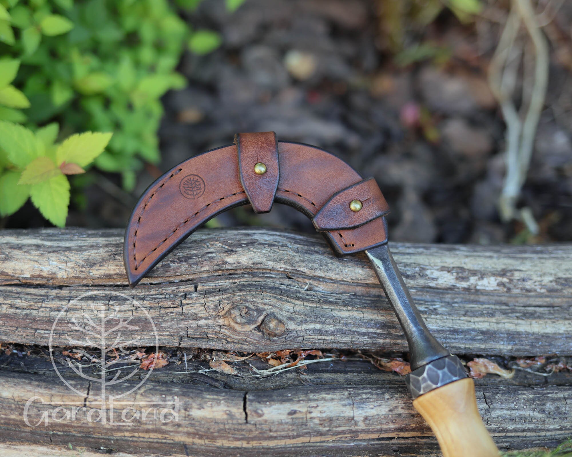 Forged Sickle | Handmade Sickle | Hardened Steel | Gardener's Tool ...