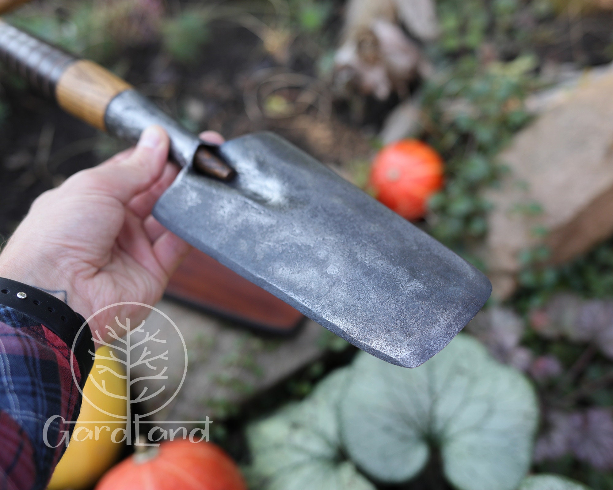 Hand Forged T-handle Flat Shovel Shovel Handle Shovel Spade Gardening ...