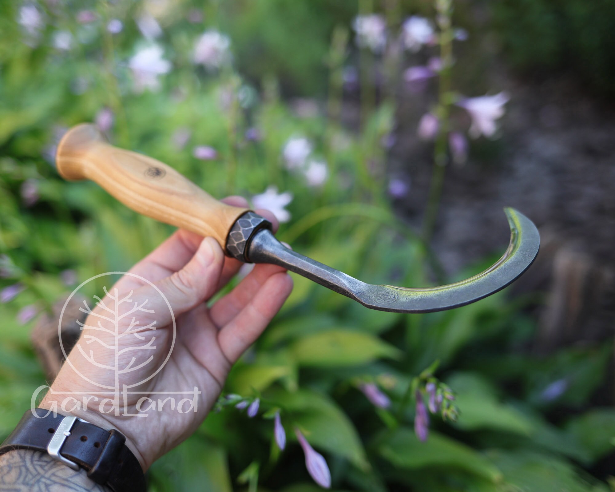 Forged Sickle Handmade Sickle Hardened Steel Gardener's Tool Garden ...
