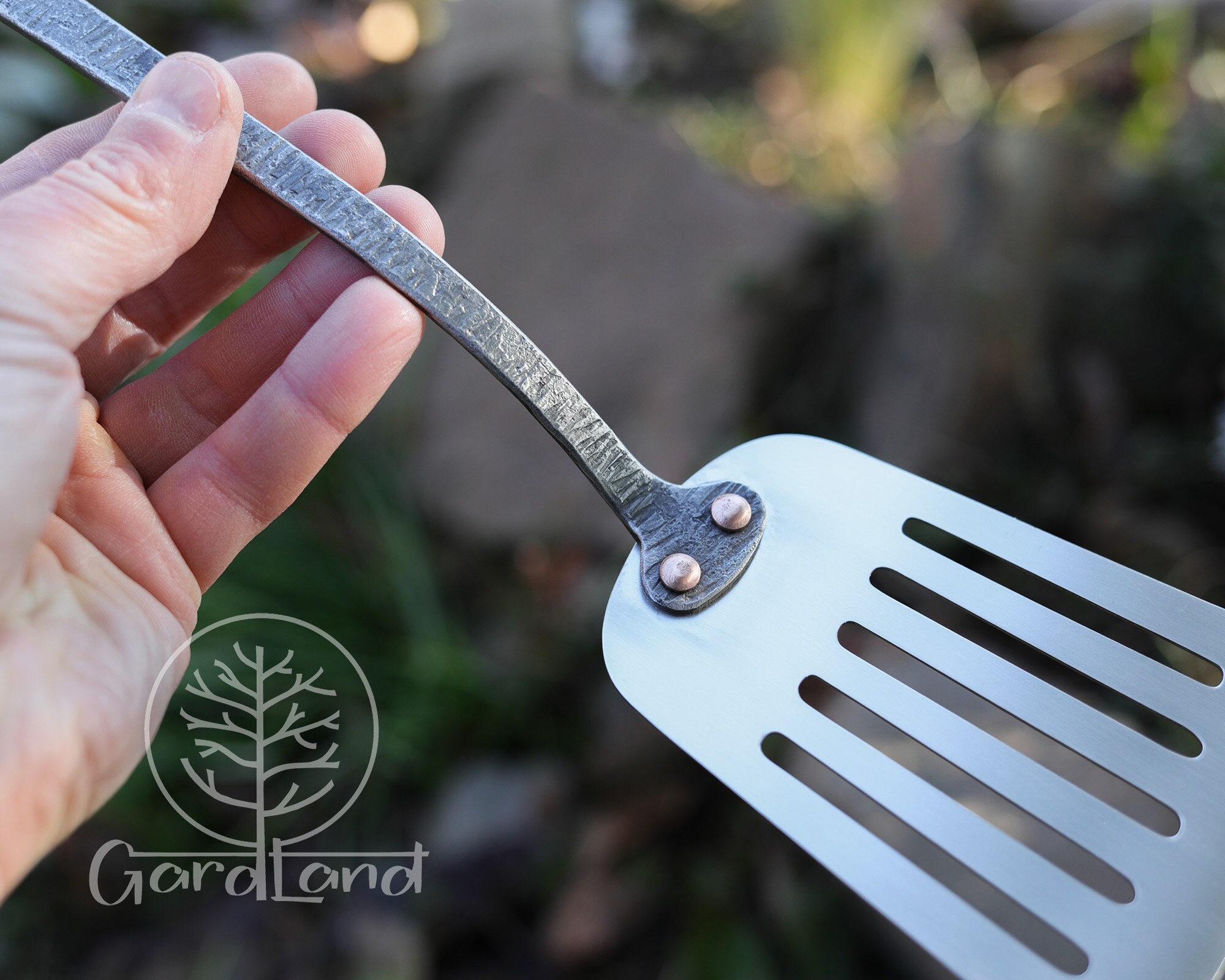 Leaky Frying Shovel With Metal Handle | Metal Spatula | Flat Spatula ...