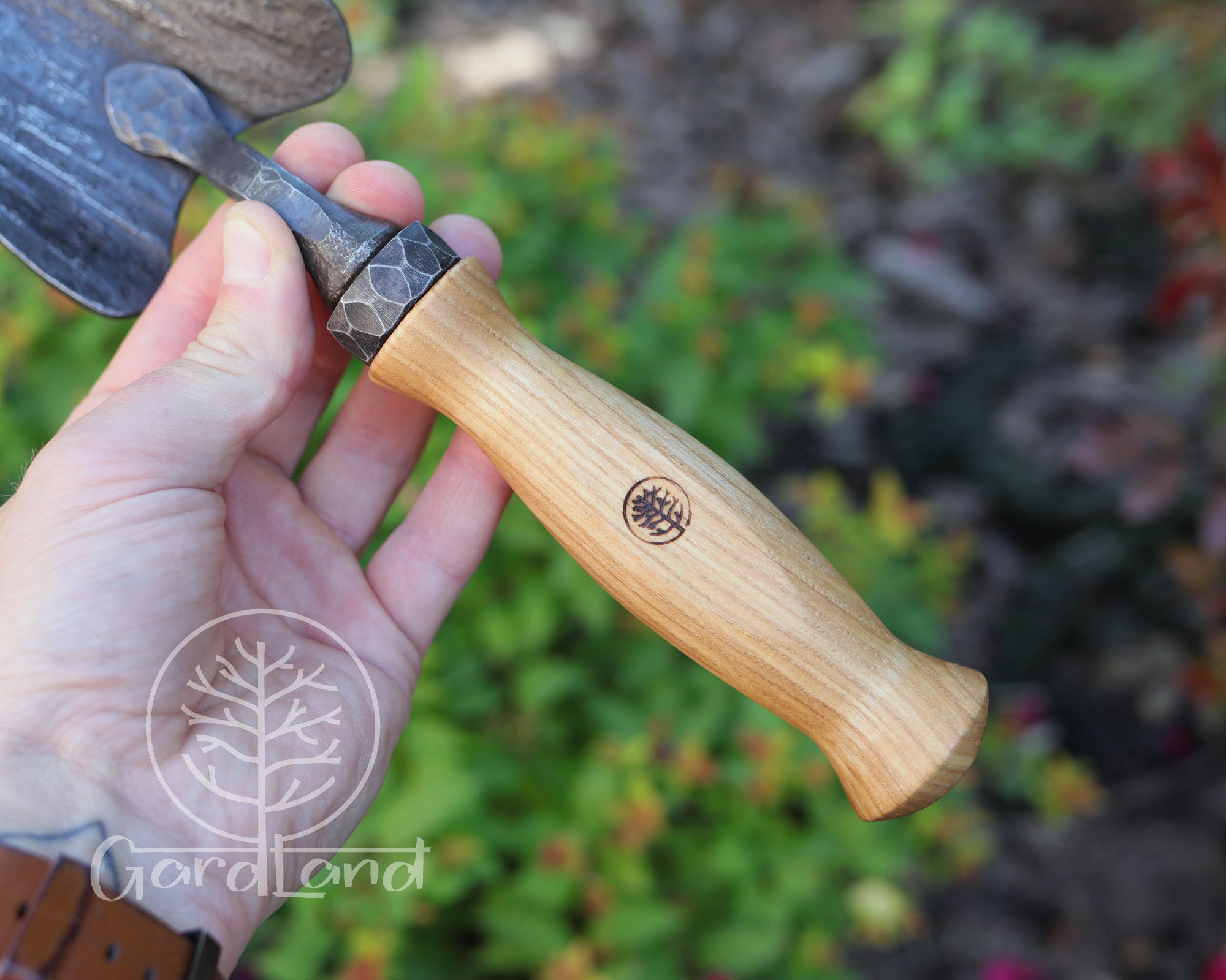Forged Transplant Trowel | Garden Trowel | Handforged Garden Planting ...