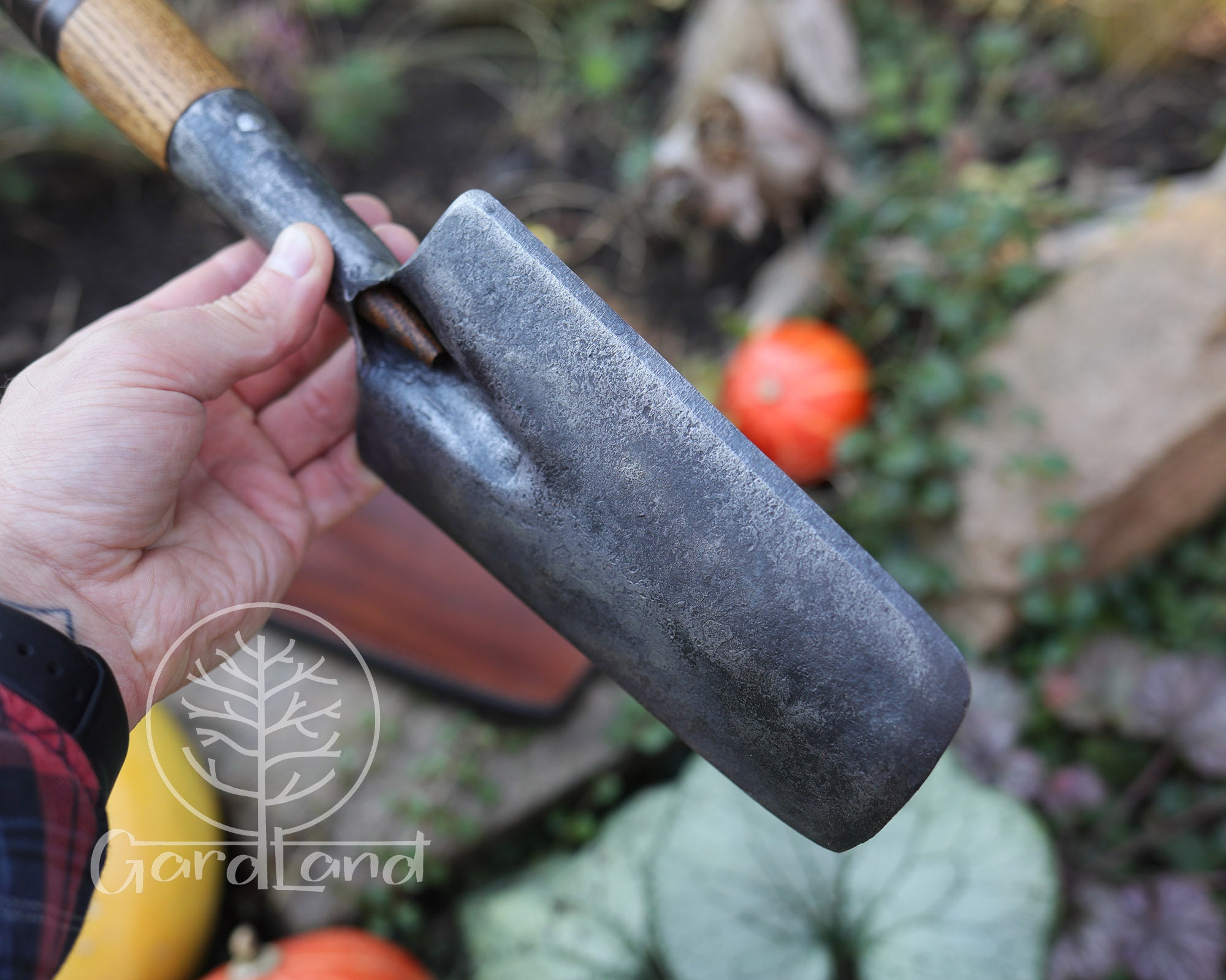 Hand Forged T-handle Flat Shovel Shovel Handle Shovel Spade Gardening ...