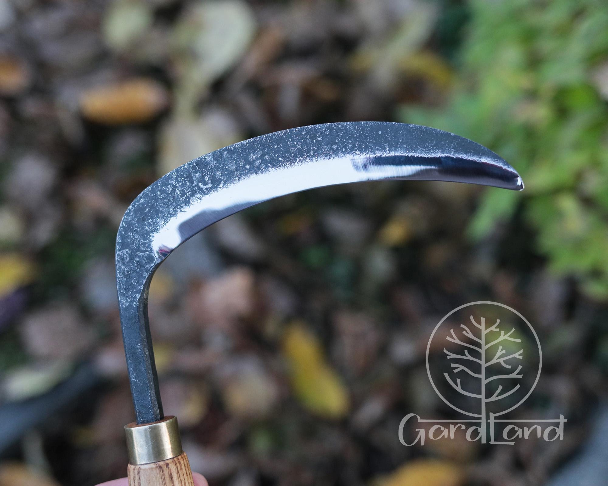 Hand Forged Billhook, Camping Machete, Razor Sharp Blade, Hand Forged ...