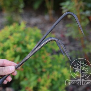 Hand Garden Cultivator | Hand Forged Garden Tool | Hand Rake | Garden ...