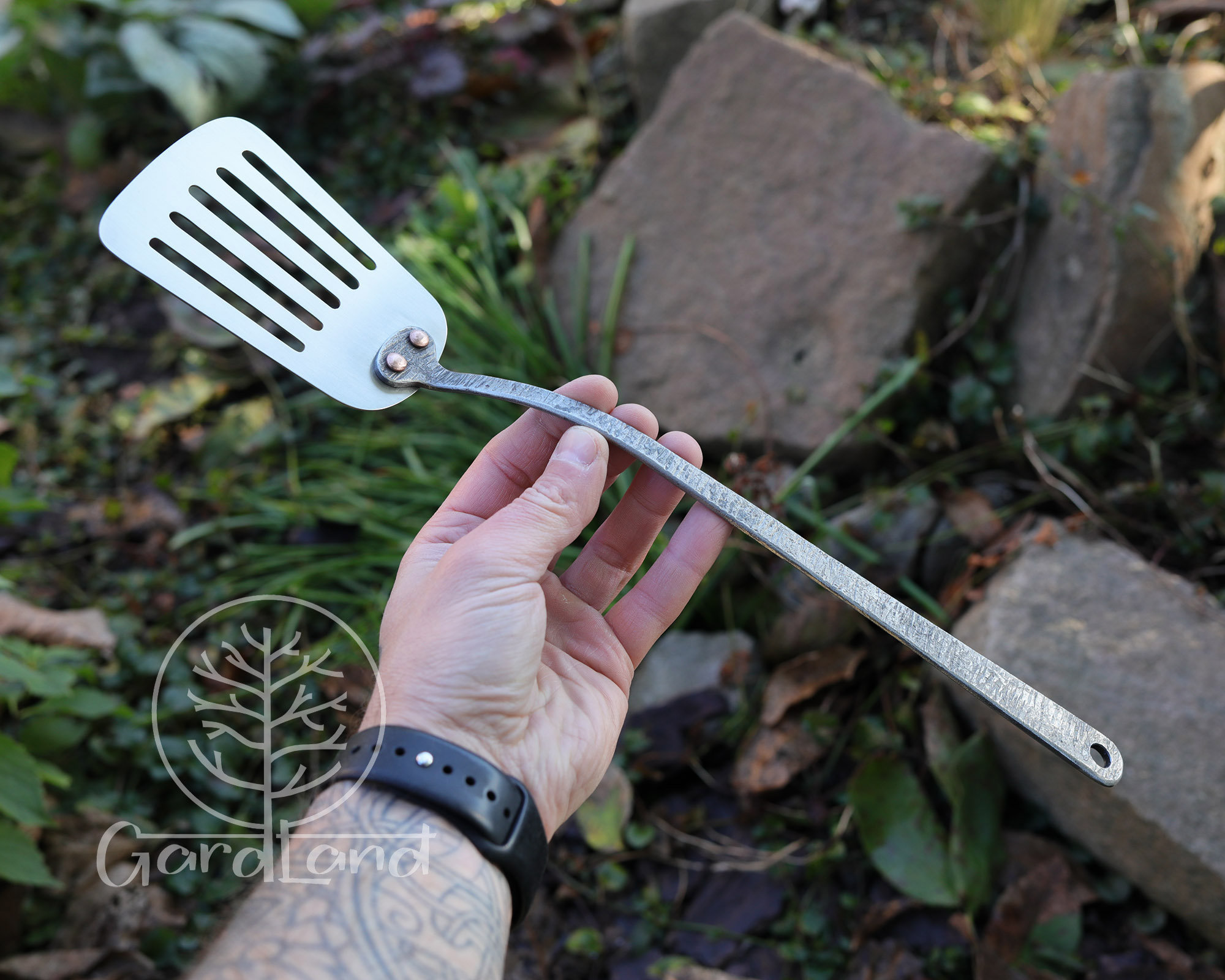Leaky Frying Shovel With Metal Handle | Metal Spatula | Flat Spatula ...