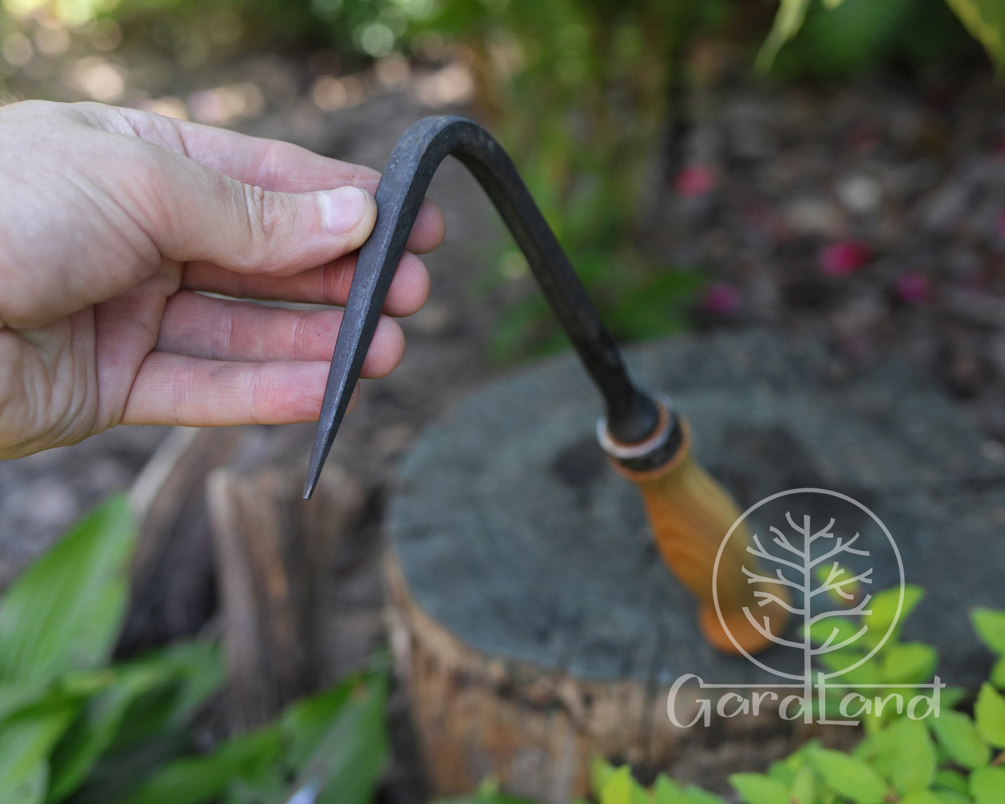 Hand Forged Cultivator Gardening Tool Hand Forged Garden Tool Gardening ...