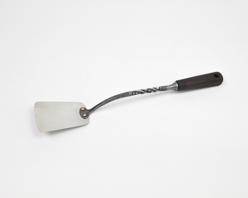 Hand Forged Flat Stainless Steel Spatula for Frying | Frying Spatula ...