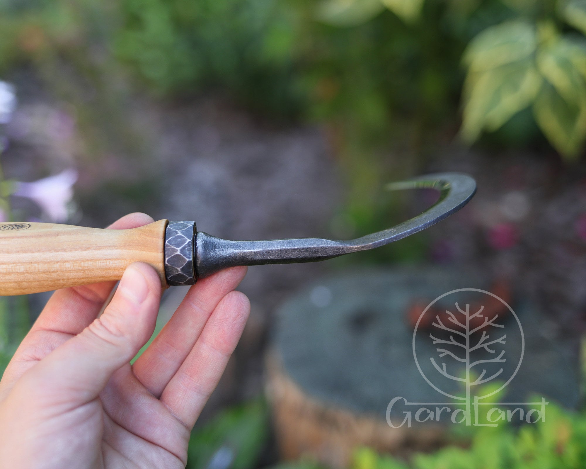 Forged Sickle | Handmade Sickle | Hardened Steel | Gardener's Tool ...
