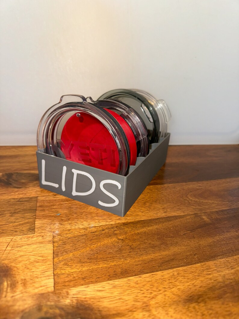 Tumbler Lid Storage - Etsy