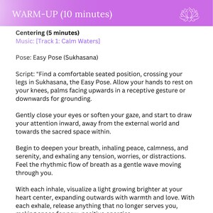 60-minute Restorative Yoga Flow Guide With Script & Music Playlist for ...
