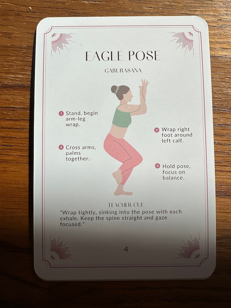 Yoga Pose Cards: 26 Postures Guide - Printable PDF, At-home Hot Yoga ...