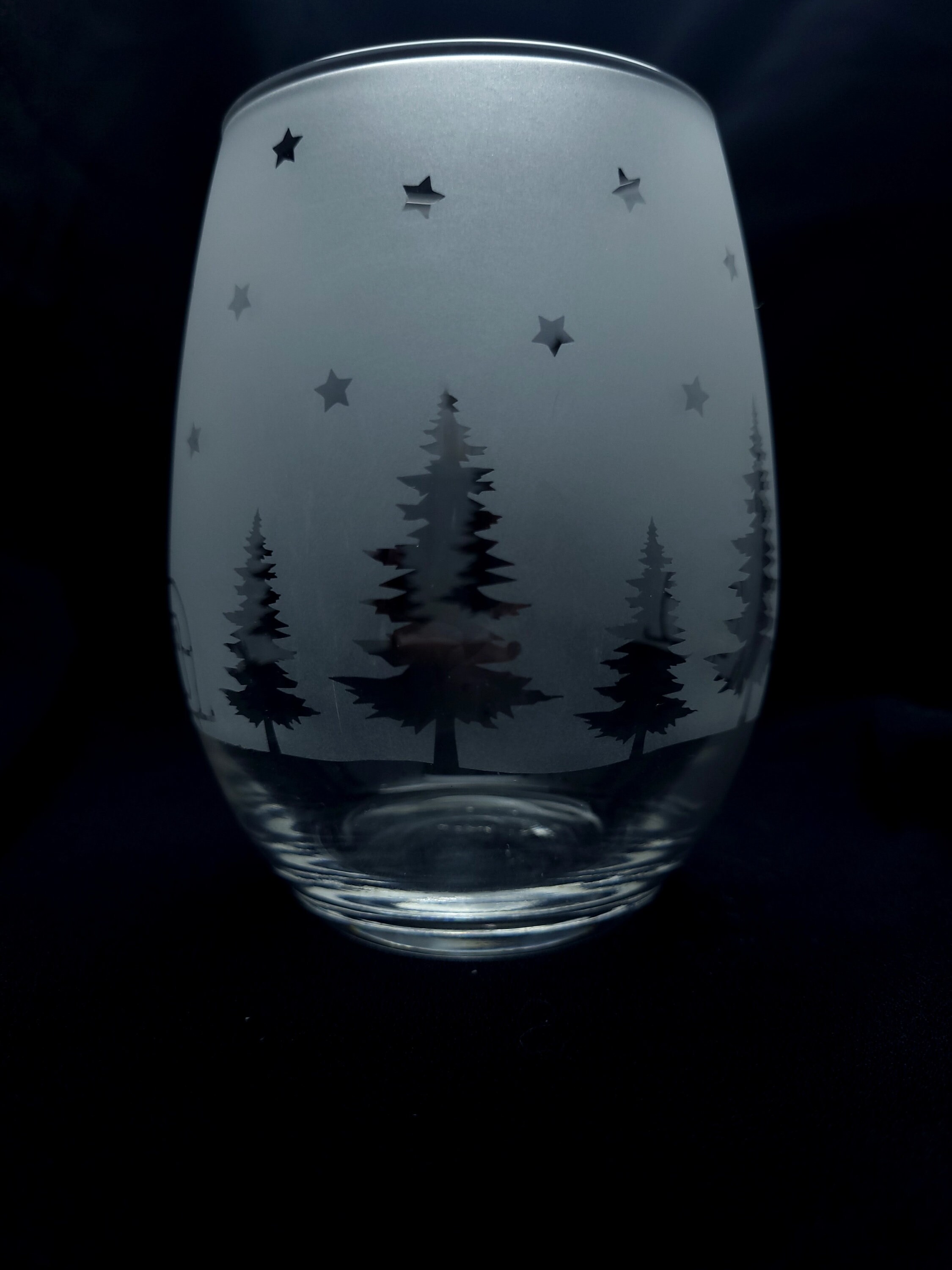 Custom Etched Camper RV Cocktail Glass - Camping Life Gift ...