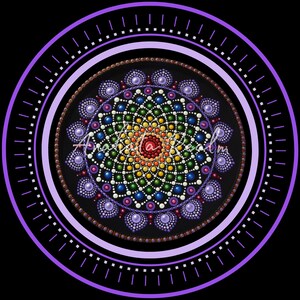 Seven Chakras Song of Harmony Mandala, Digital Download. Sacred ...