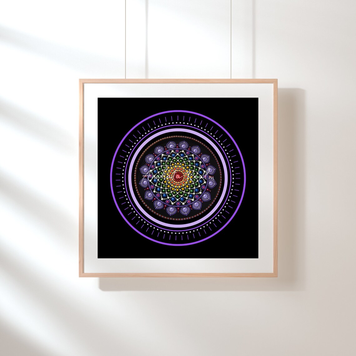 Seven Chakras Song of Harmony Mandala, Digital Download. Sacred ...