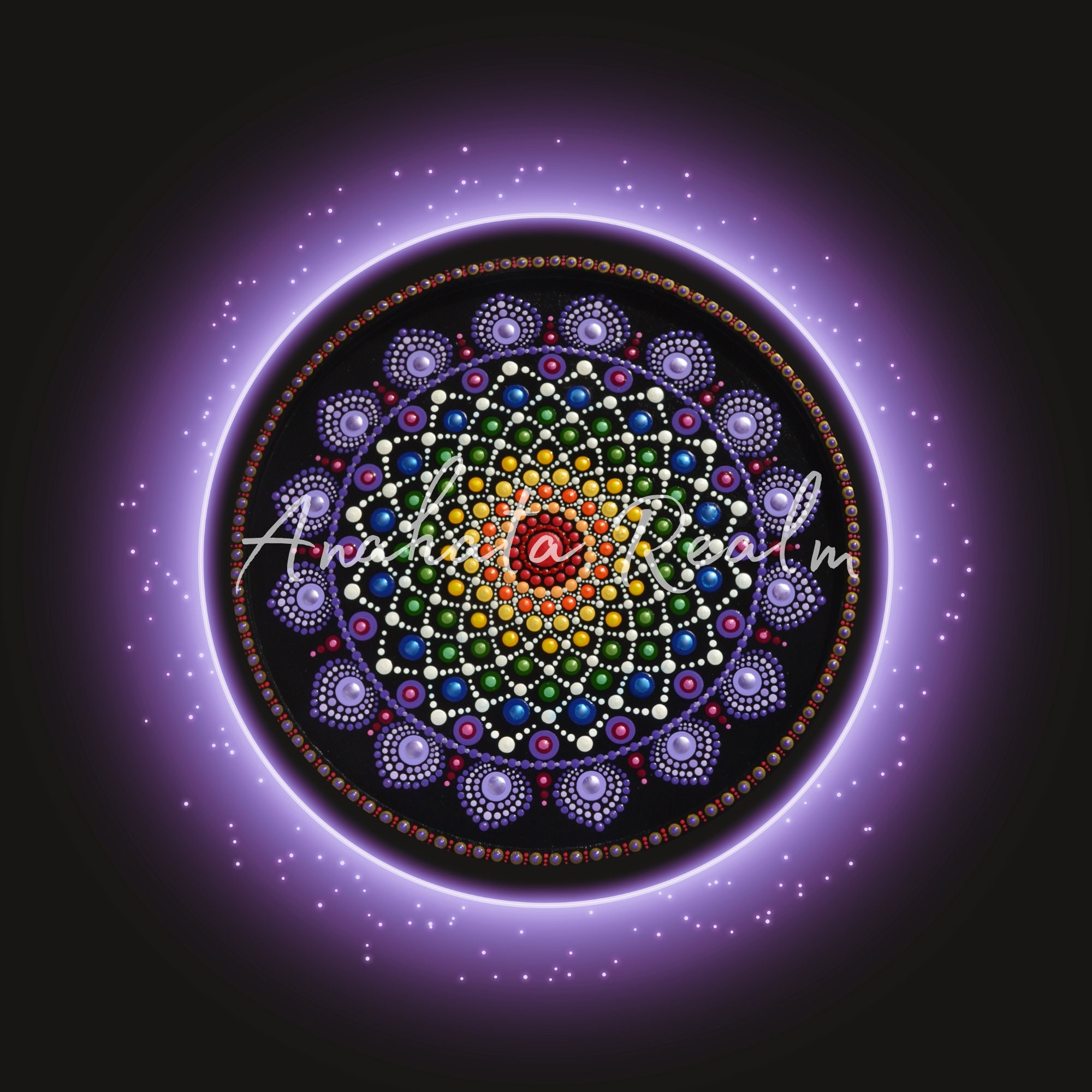 Seven Chakra's Song Mandala Digital Download, Handmade. Sacred Geometry ...