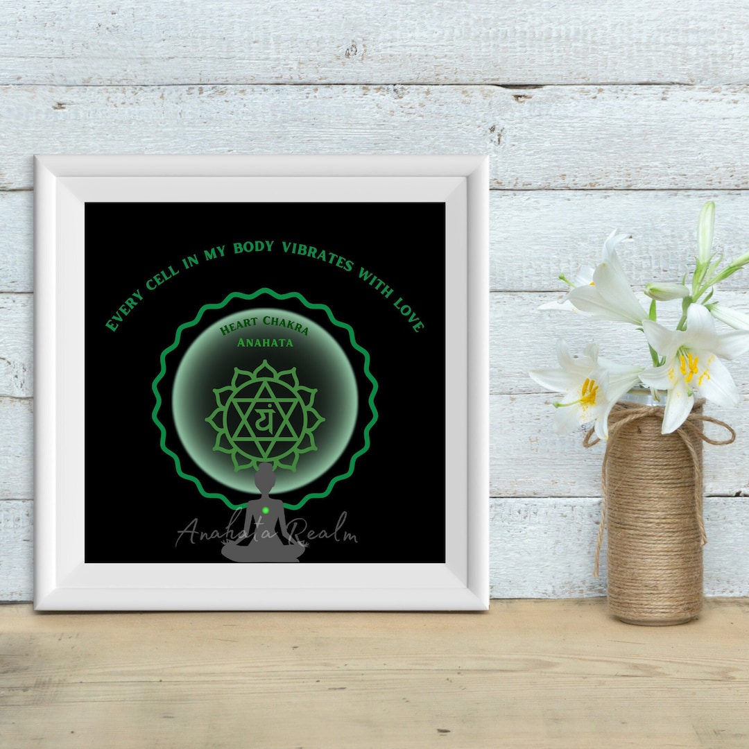 Heart Chakra, Anahata Digital Download. Affirmation, Every Cell in My ...
