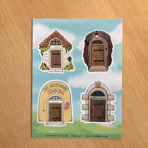 Howl's Moving Castle Door Sticker Sheet - Etsy